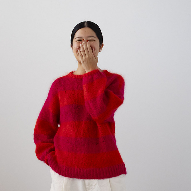 Ravelry: Mohair Round Hem Pullover / モヘヤのラウンドヘムプルオーバー pattern by Masako ...