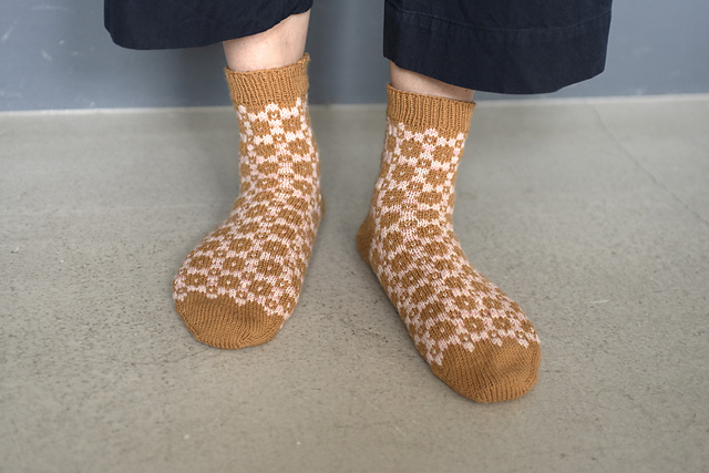 Ravelry: All The Flowers Socks pattern by Paula Pereira