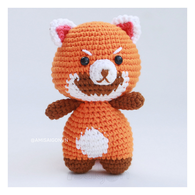 Ravelry: Amigurumi Red Panda pattern by Vui Vui