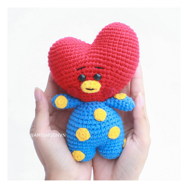 Ravelry: Amigurumi TaTa BT21 pattern by Vui Vui