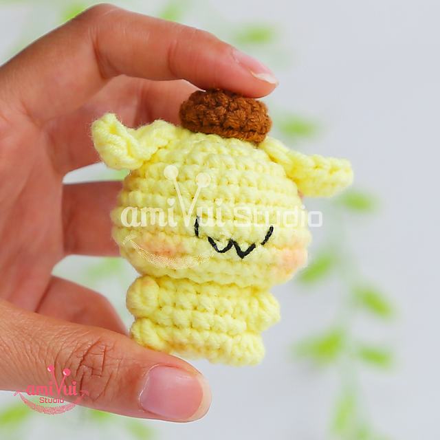 Ravelry: Little Pompompurin Keychain pattern by Ami Ami