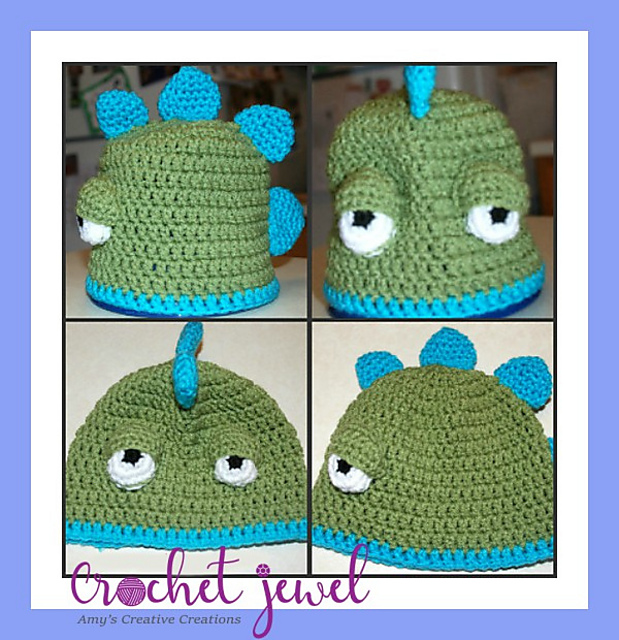 Ravelry: Dinosaur Hat pattern by Amy Lehman