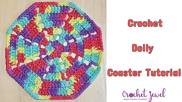 Ravelry: Crochet Doily Coaster pattern by Amy Lehman