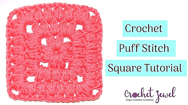 Ravelry: Puff Stitch Square pattern by Amy Lehman