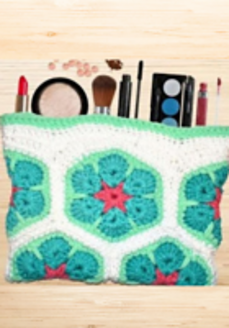 Ravelry: African Flower Pouch Purse pattern by Amy Lehman