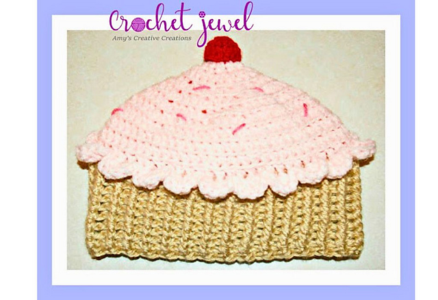 Ravelry: Cupcake hat pattern by Amy Lehman