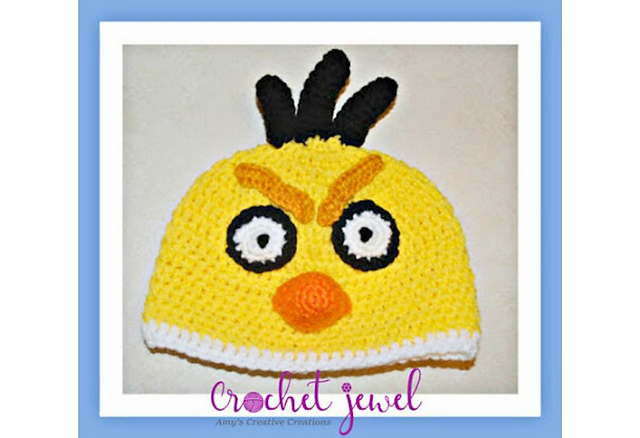 Ravelry: Angry yellow bird hat pattern by Amy Lehman