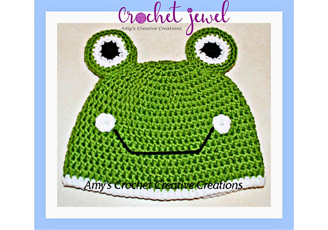 Ravelry: Frog Child Hat pattern by Amy Lehman