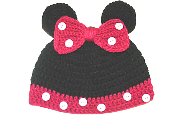 Ravelry: Minnie Mouse Hat pattern by Amy Lehman
