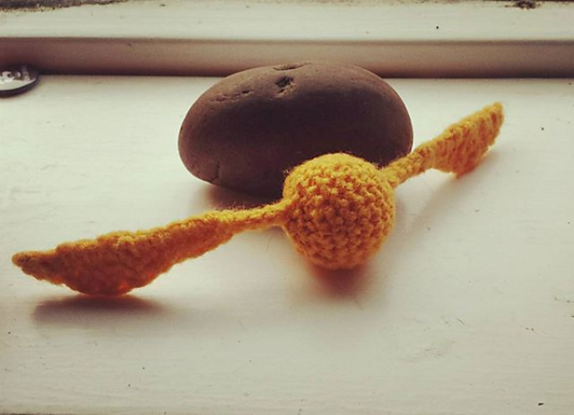 Ravelry: Golden Snitch pattern by Amy Bramford