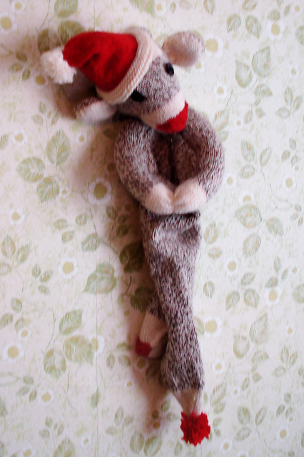 Ravelry: Sock Monkey Christmas Stocking pattern by Amy Edwards