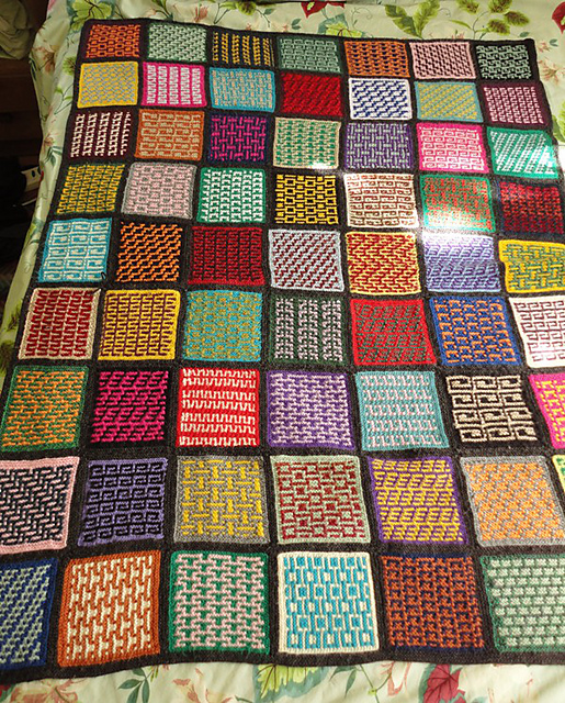 Ravelry: amygwen99's Patchwork Mosaic Afghan