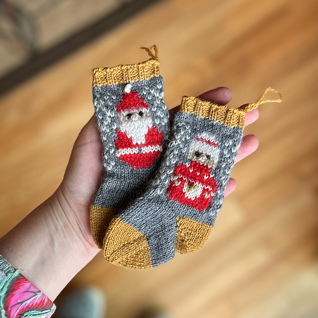 Ravelry: January Santa Stocking pattern by Amy Munson
