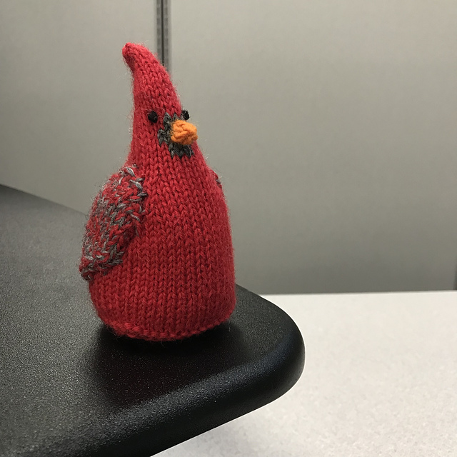 Ravelry: November Cardinal pattern by Amy Munson
