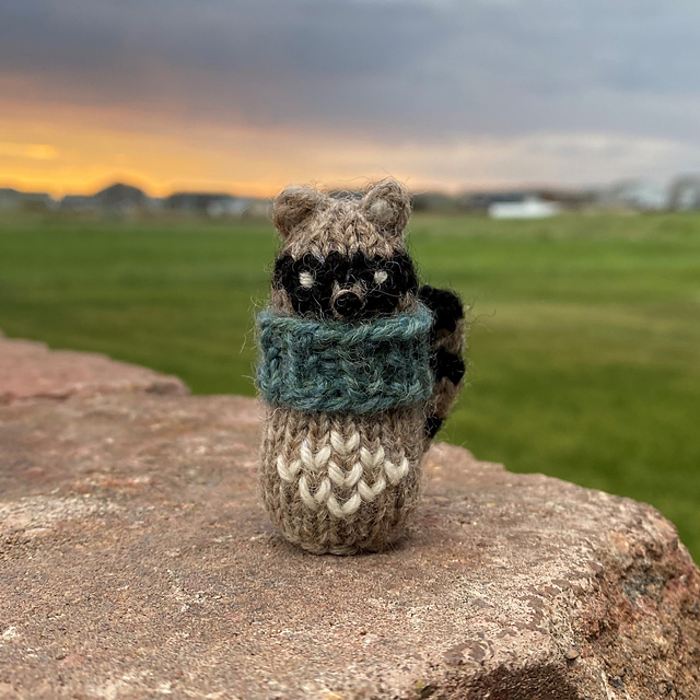 Ravelry: June Raccoon pattern by Amy Munson