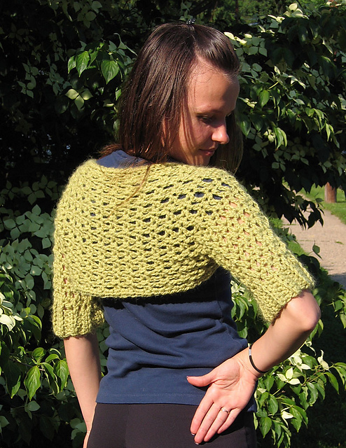 Ravelry: Alpaca Silk Shrug pattern by Amy O'Neill Houck