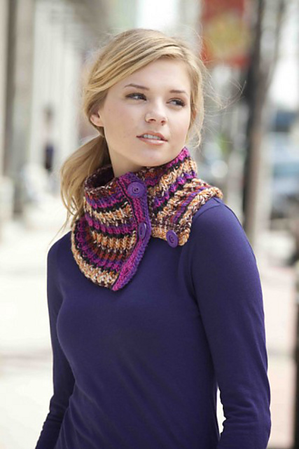 Ravelry: Brioche Neck Gaiter pattern by Amy Polcyn