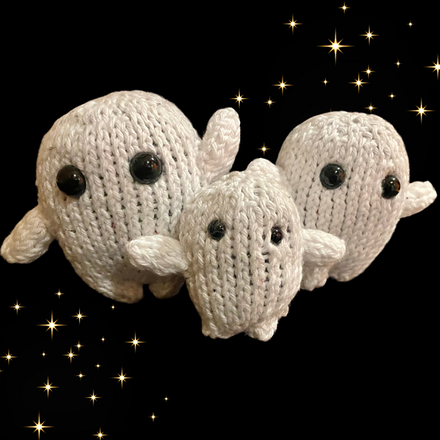 Ravelry: Little Ghost Family pattern by Amy the Knit Wit