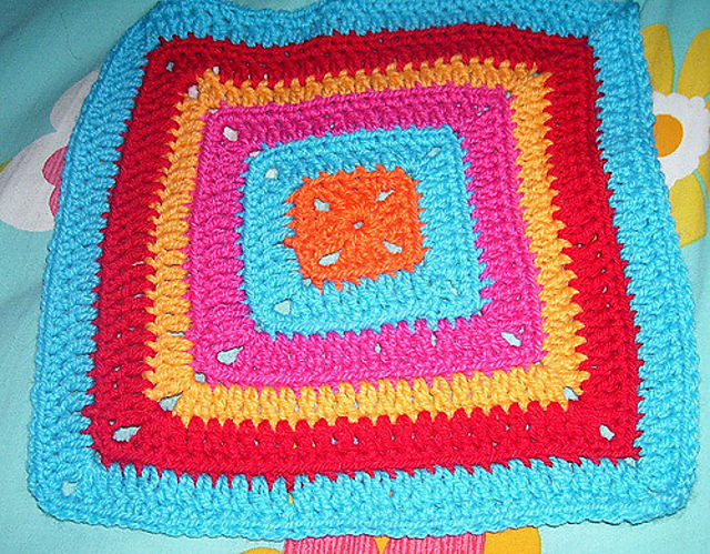 Ravelry: Quad Color Square pattern by Dayna Audirsch