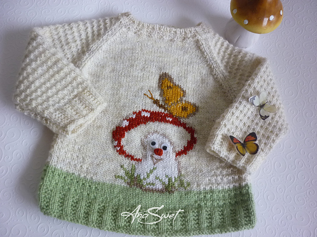 Ravelry: Mushroom and butterfly P110 pattern by Svetlana Genova