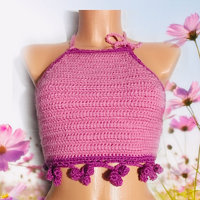 Ravelry: Happy Halter Top pattern by Creativ Anaviv