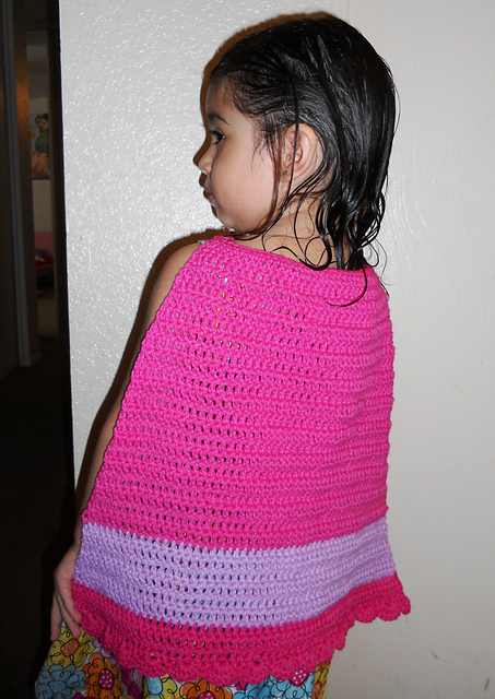 Ravelry: Toddler Size Girly Cape pattern by Veronica Anderson
