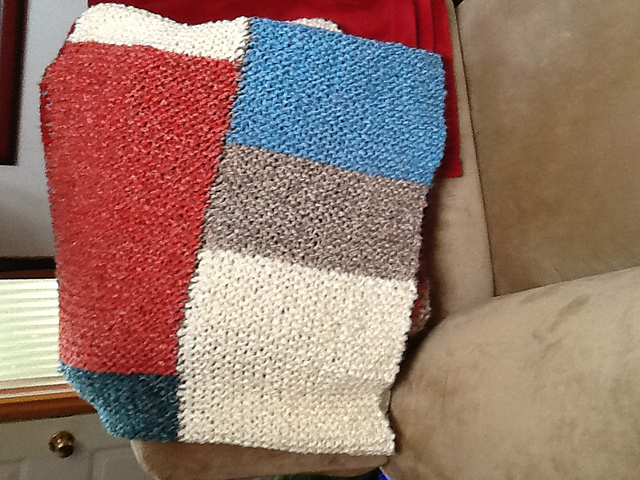 Ravelry: Color Block Blanket pattern by Loops & Threads™ Design Team