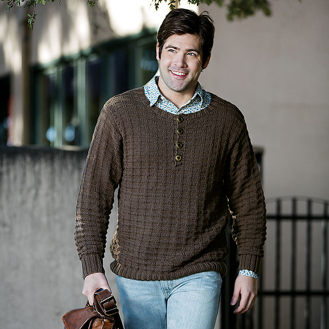 Ravelry: Spring Henley pattern by Melissa Leapman
