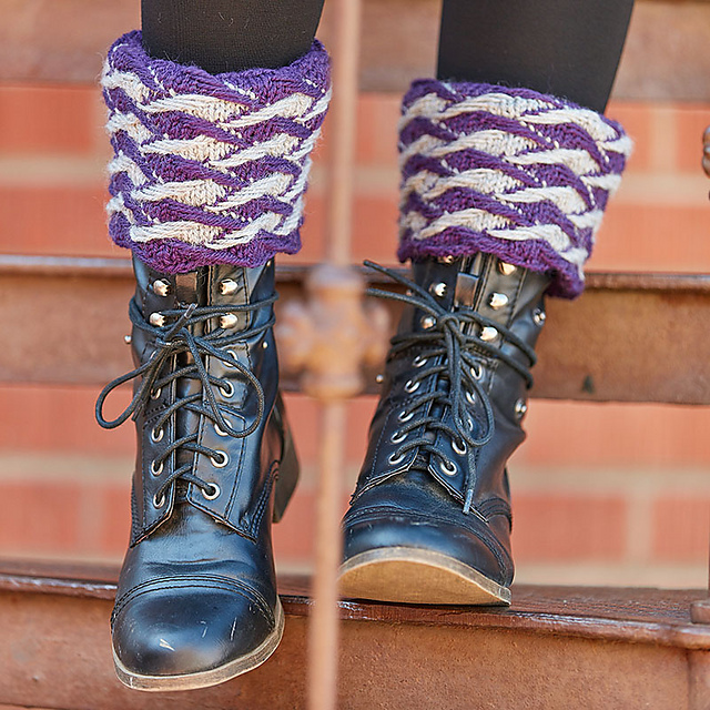 Ravelry: Jacquard Boot Toppers pattern by Sherrie Kibler