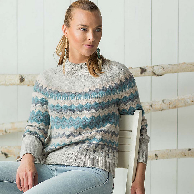 Ravelry: Elk Meadow Pullover pattern by Paula Pereira