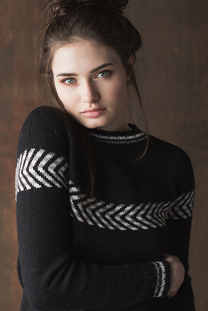 Ravelry: Pepper & Snow Pullover pattern by Cheryl Toy