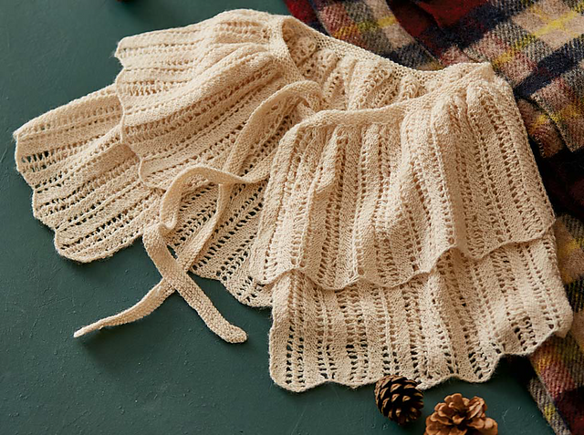 Ravelry: A Little Women Lace Fichu pattern by Eileen Lee