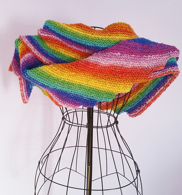 Ravelry: anecia40's Rainbow scarf
