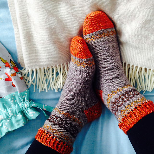 Ravelry: Emlyn socks pattern by Rachel Coopey