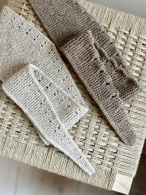 Ravelry: Norma & Nellie Scarf pattern by JoJo Knitwear
