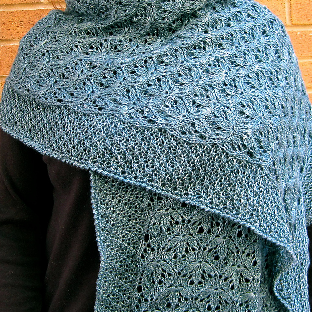 Ravelry: Love the Ocean Wrap pattern by Linda Lehman