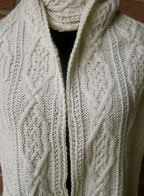 Ravelry: Letherbridge Cabled Stole pattern by Linda Lehman