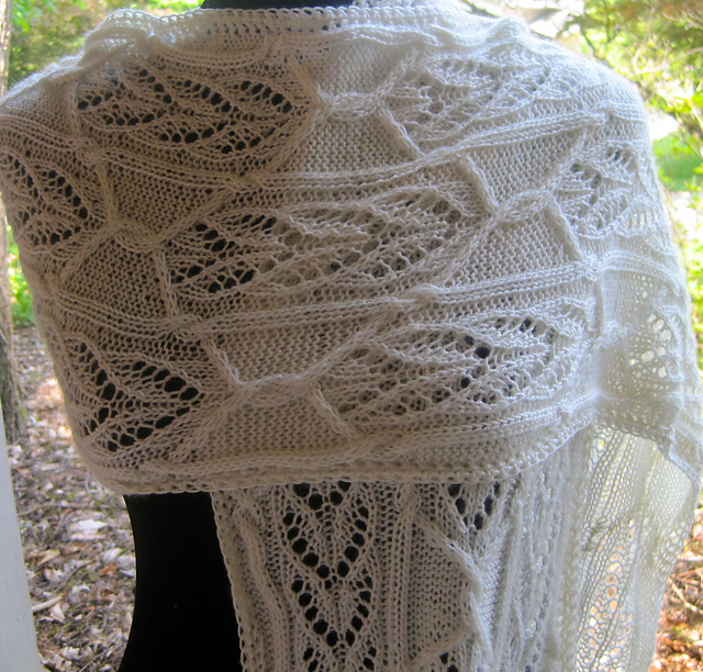 Ravelry: Tokyo Tree Stole Scarf pattern by Linda Lehman
