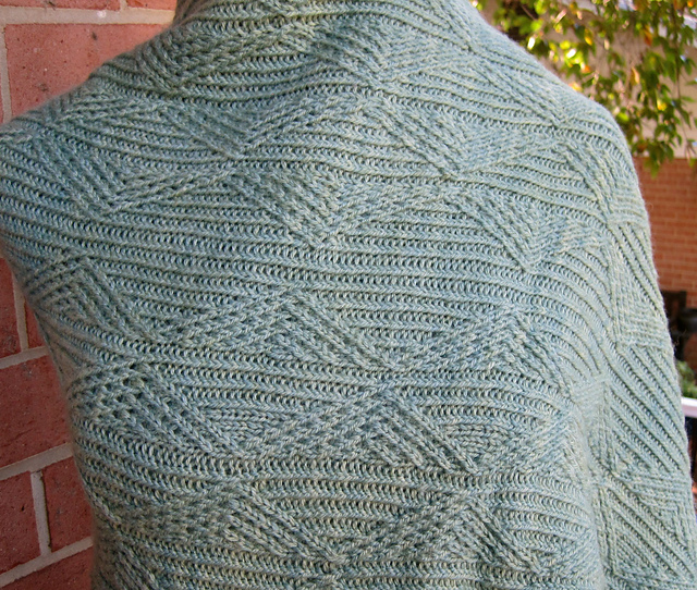 Ravelry: Mandelbrot Twist Stitch Shawl pattern by Linda Lehman