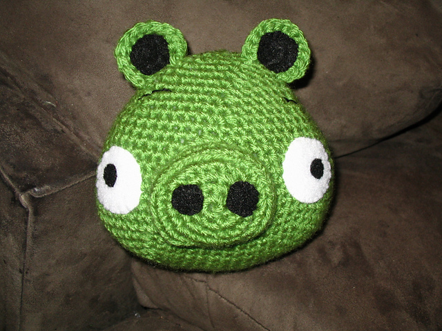 Ravelry: Angry Birds-The Green Pig! pattern by Angela Anderson
