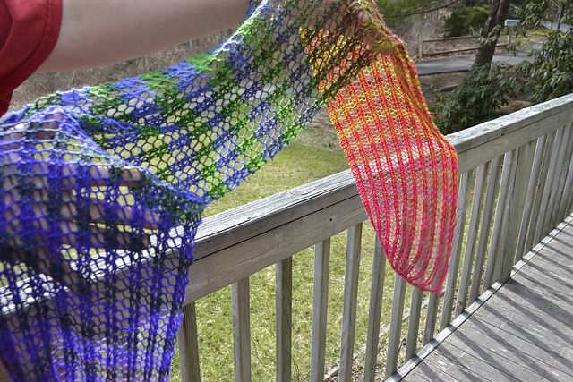 Ravelry: angelaknitsnow's One Row Lace Scarf