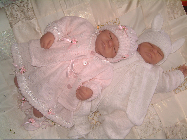 Ravelry: Little Bunny..baby cardigan dungaree hat and slippers set ...