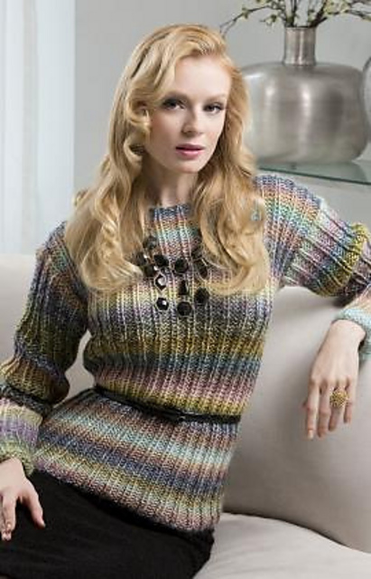 Ravelry: Monet’s Garden Sweater pattern by Lorna Miser