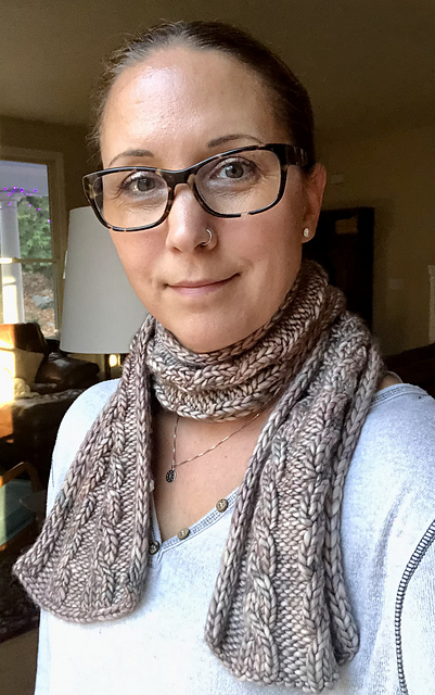 Ravelry: Kingston Cable Scarf pattern by Anita Jacobson