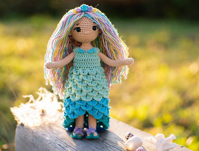 Ravelry: Marina the sea princess pattern by Anna Komarova