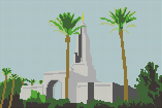 Ravelry: Redlands LDS Temple Graph pattern by Annastasia Cruz