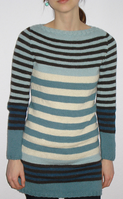 Ravelry: # 12 Ringel-Pullikleid pattern by Rebecca Design Team