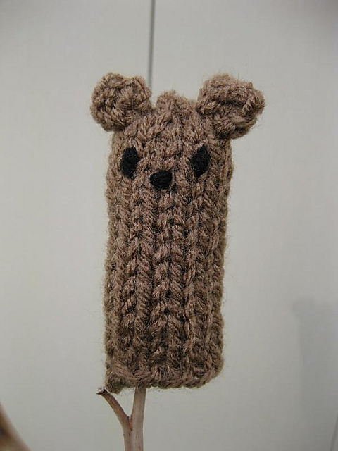 Ravelry: Bear Finger Puppet pattern by Anne Heidemann