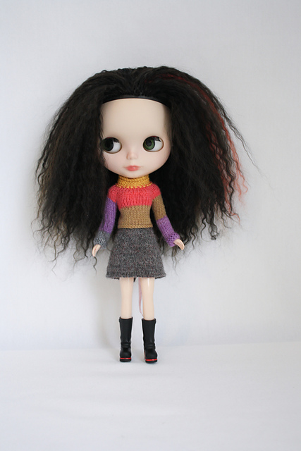 Ravelry: Cora Sweater for Blythe pattern by Anne Heidemann