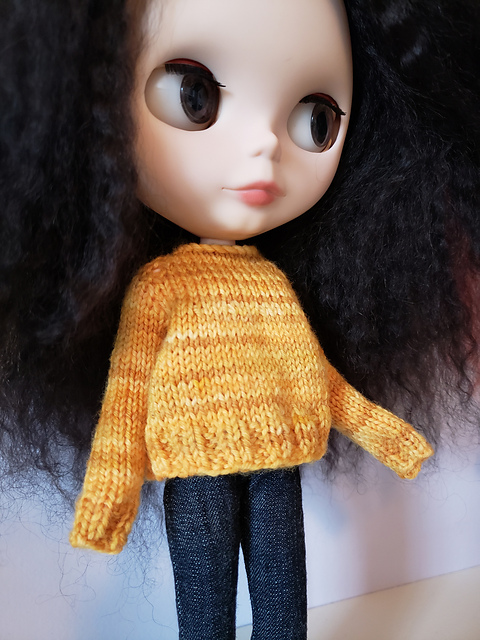 Ravelry: Bridget Sweater for Blythe pattern by Anne Heidemann